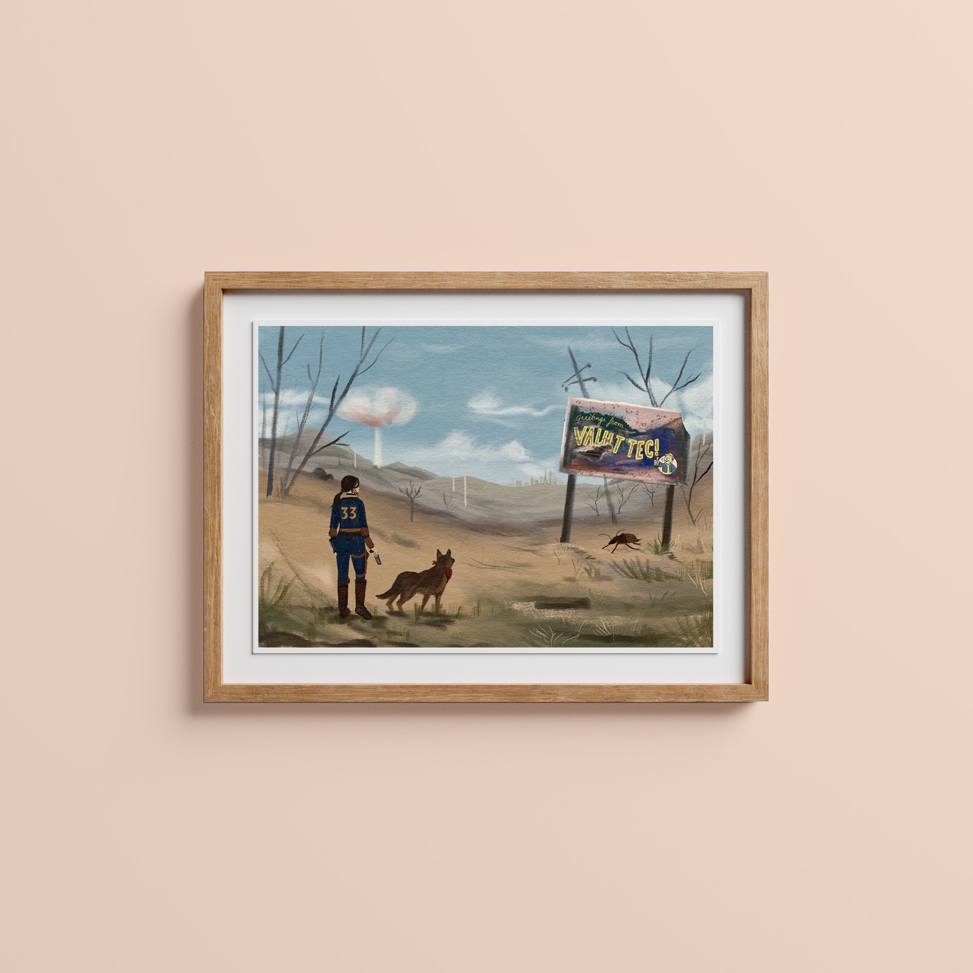 Fallout Print – Charis Raine | Illustrated Paper Goods & Gifts